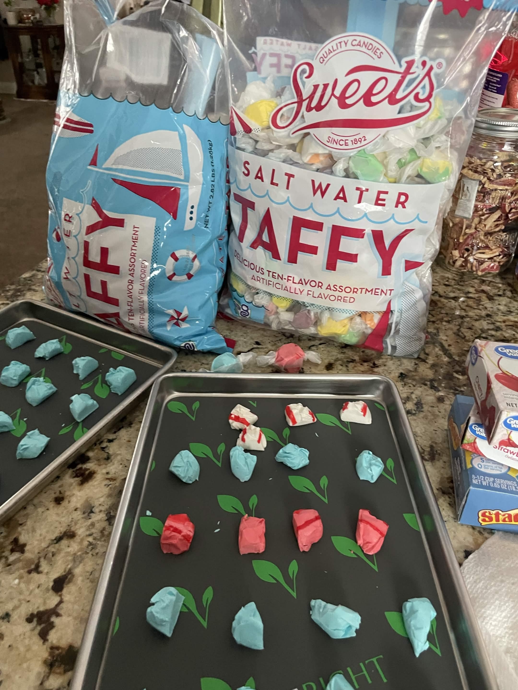 ️ Mimi's Storytime: Red, White & Blue Freeze-Dried Salt Water Taffy ...